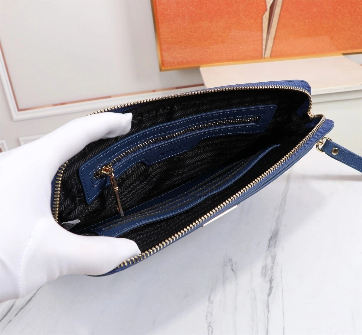 Perfect replica Mens Prada Clutch Bags