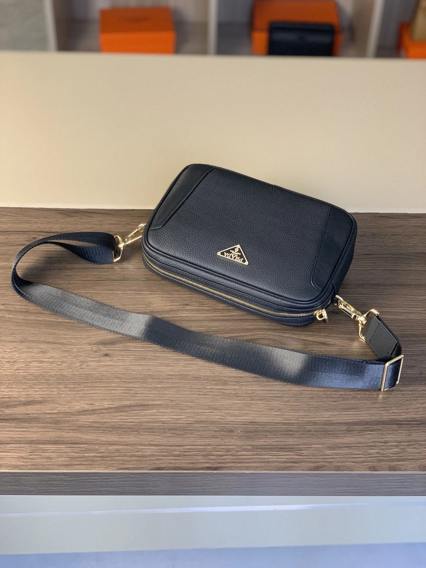 Exact replica Mens Prada Clutch Bags