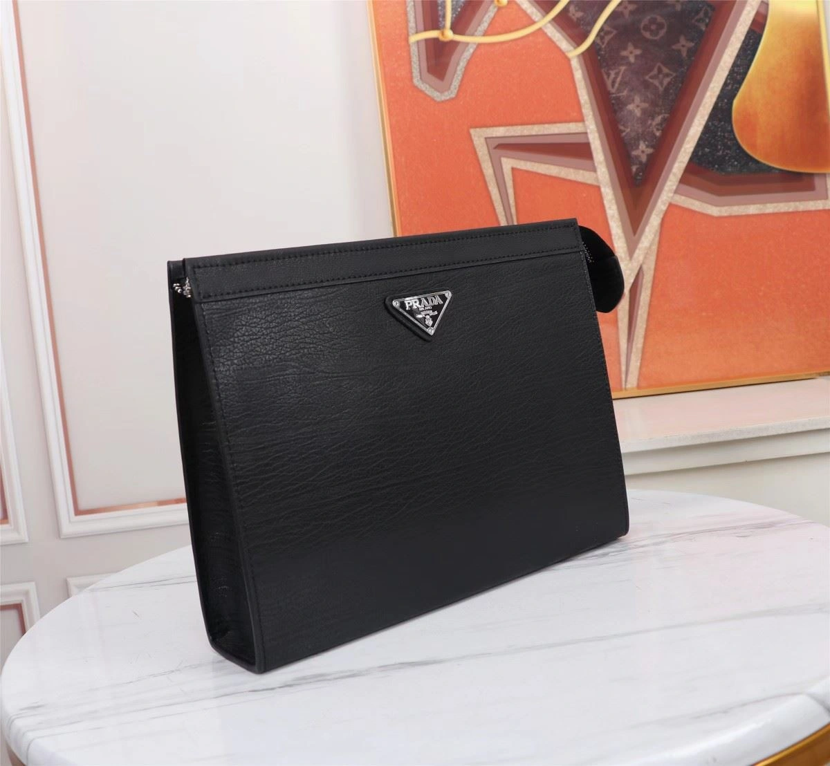 Top mirror Mens Prada Clutch Bags