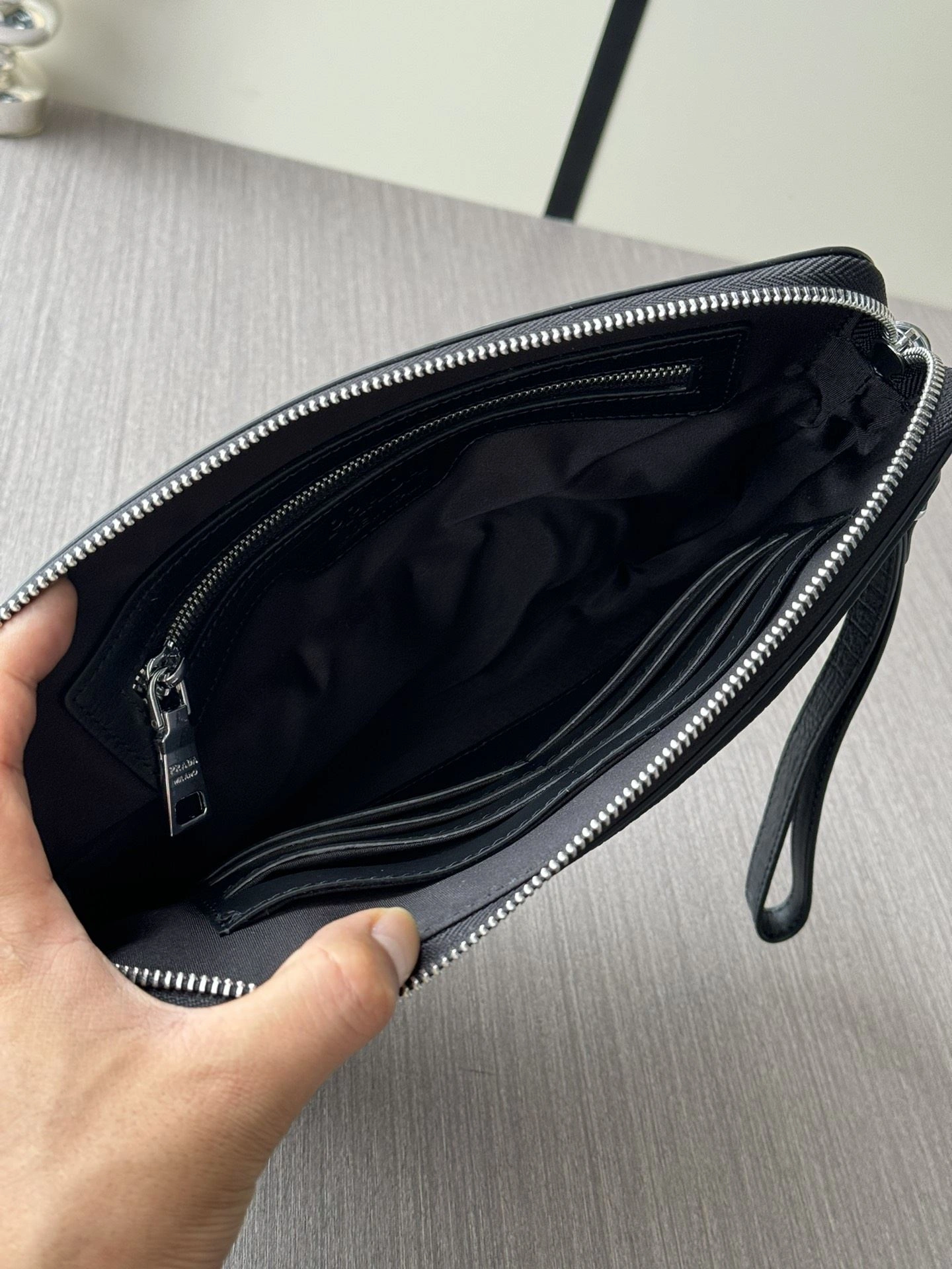 Exact replica Mens Prada Clutch Bags