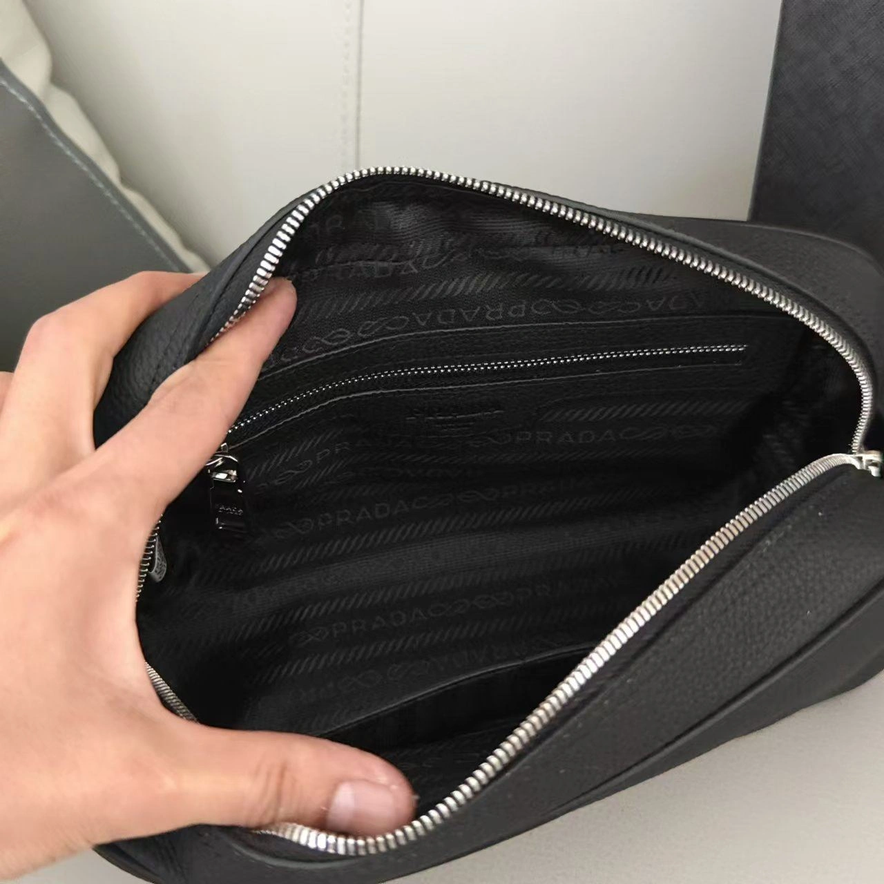 1:1 copy Mens Prada Clutch Bags