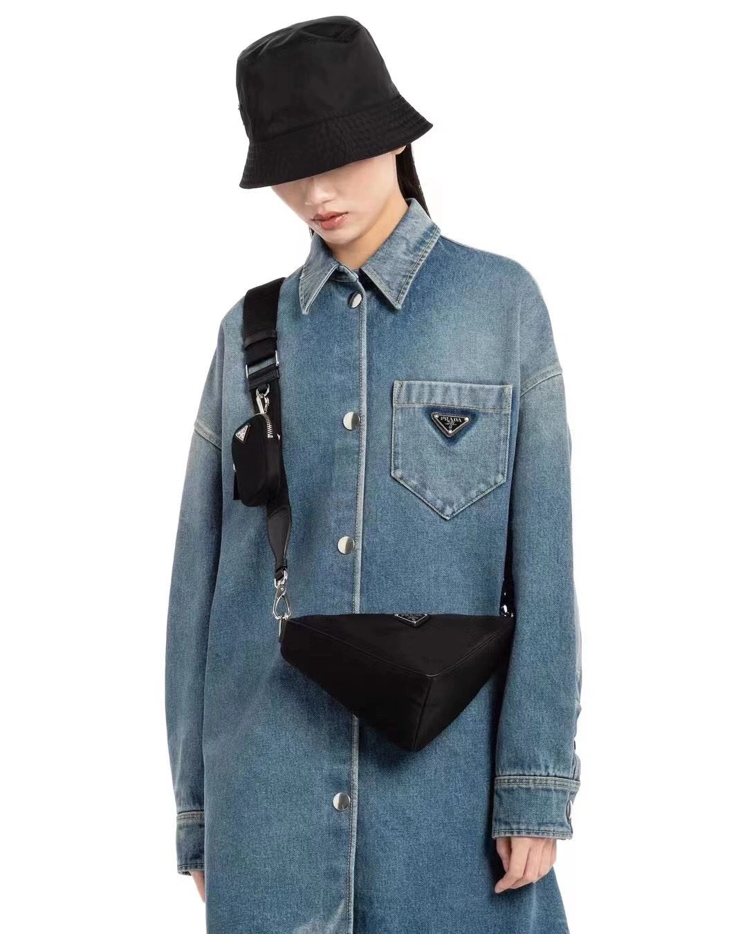 Brand-authenticated Mens Prada Satchel Bags