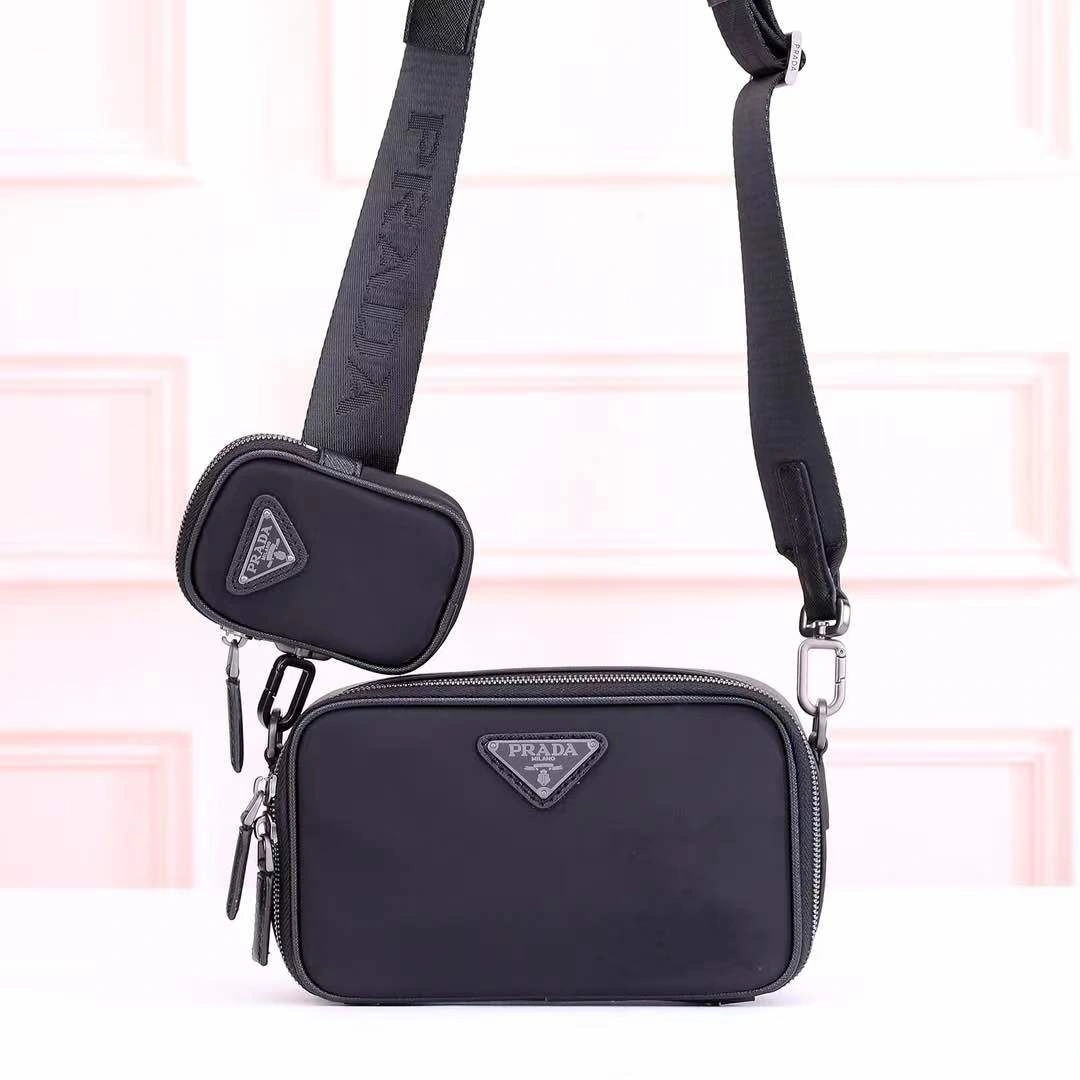 Brand-authenticated Mens Prada Satchel Bags