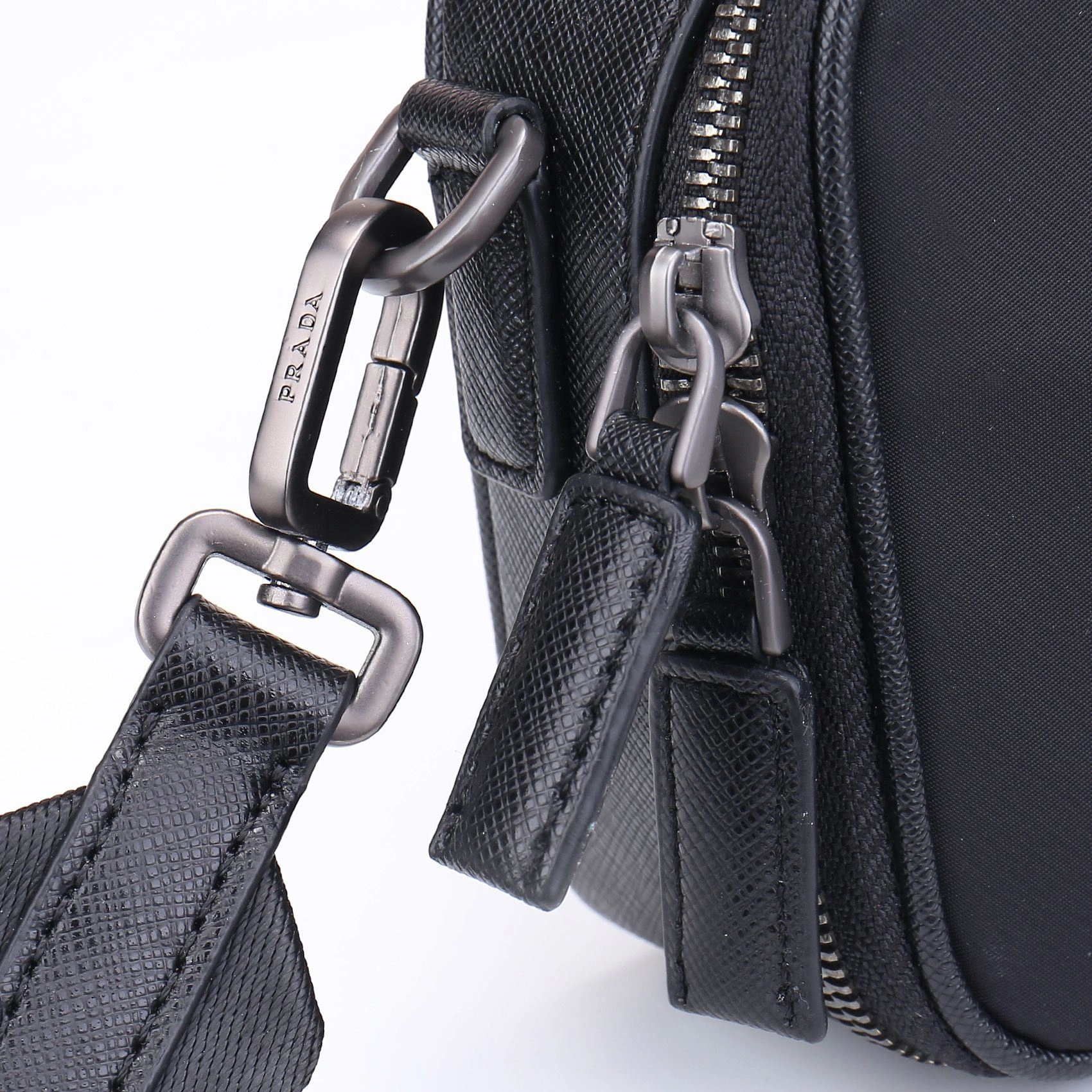 Brand-authenticated Mens Prada Satchel Bags