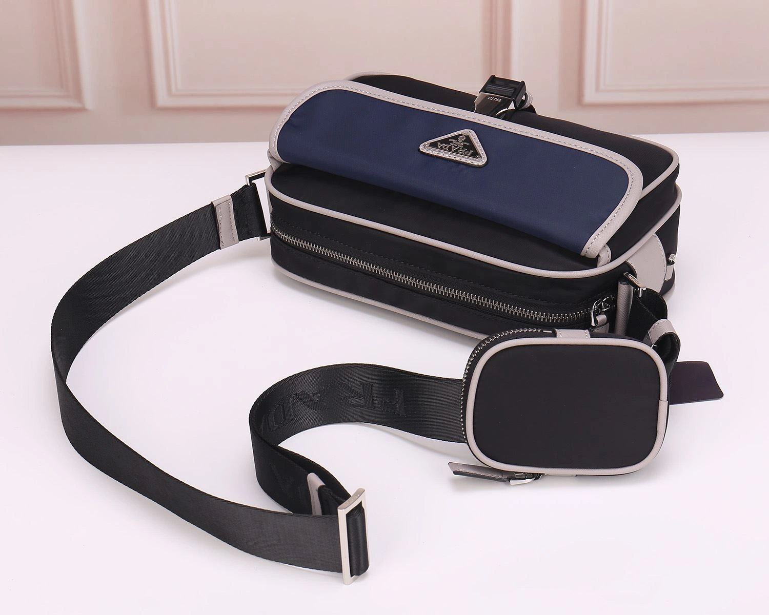 Brand-authenticated Mens Prada Satchel Bags