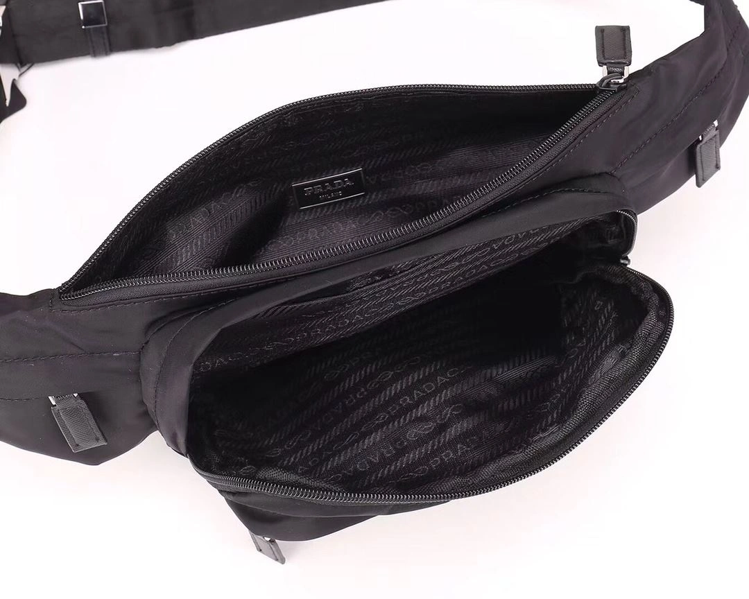 Brand-authenticated Mens Prada Waist Chest Packs