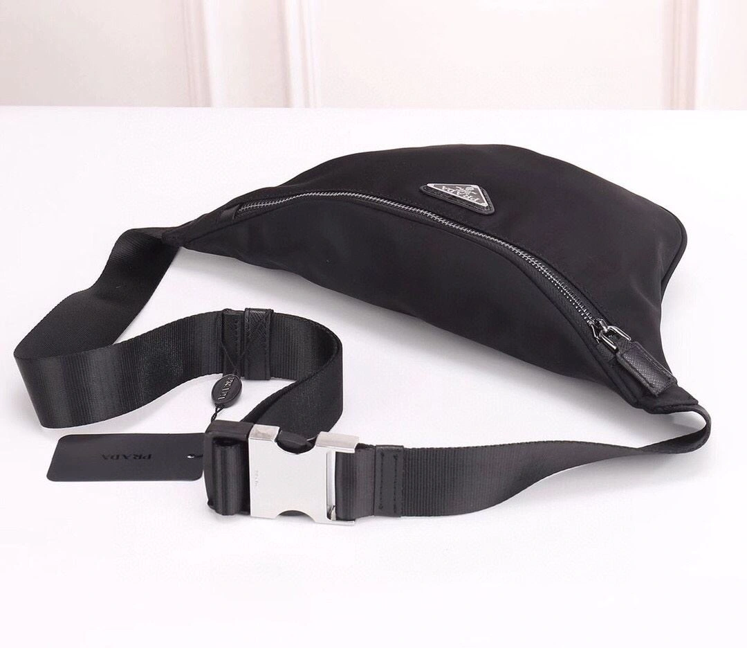 Brand-authenticated Mens Prada Waist Chest Packs