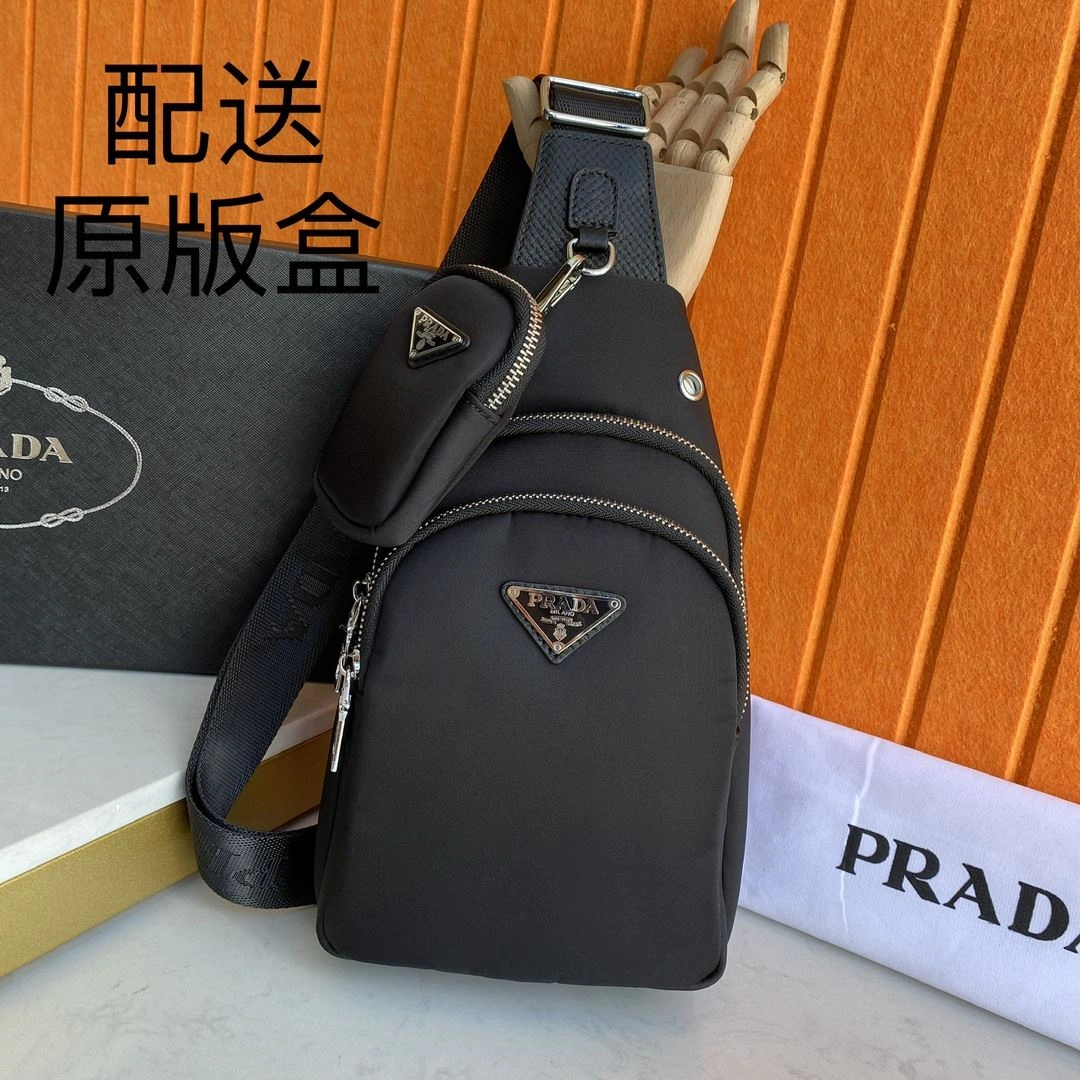 Genuine Mens Prada Waist Chest Packs