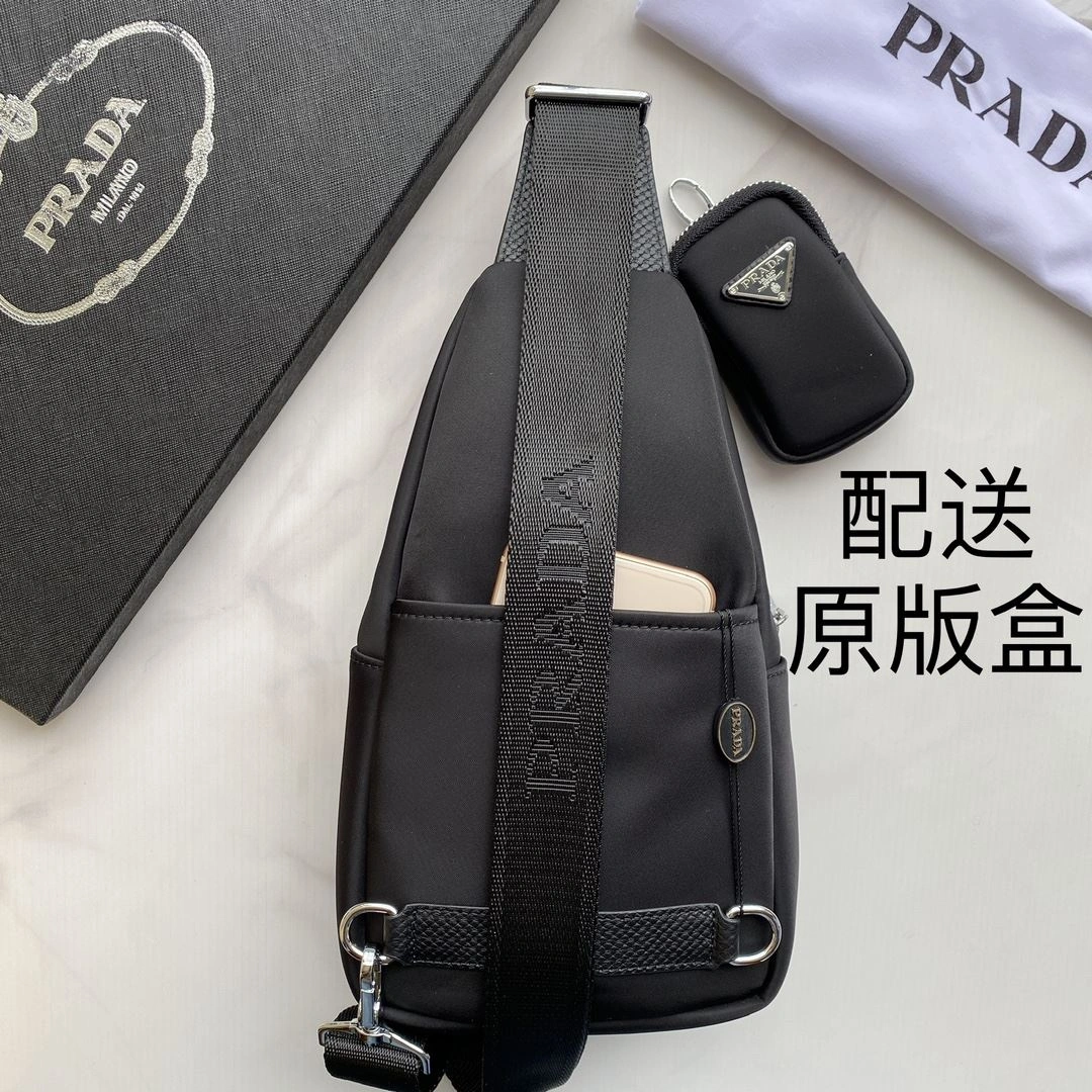 Brand-original Mens Prada Waist Chest Packs
