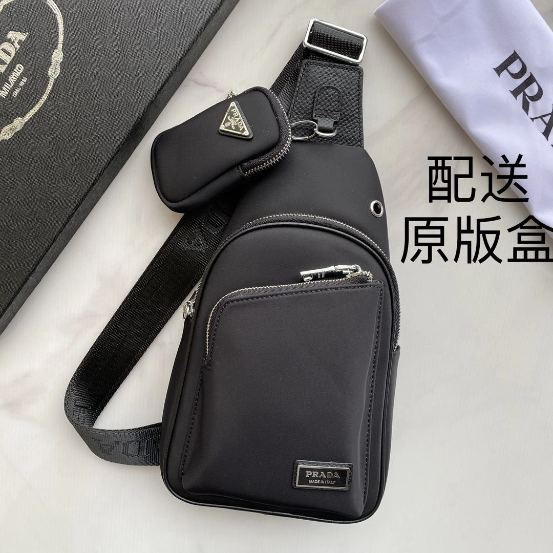 Brand-original Mens Prada Waist Chest Packs