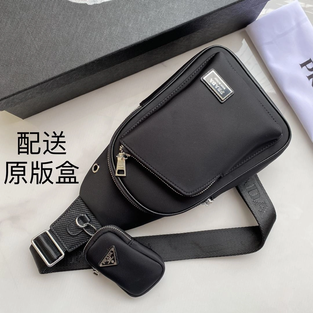 Brand-original Mens Prada Waist Chest Packs