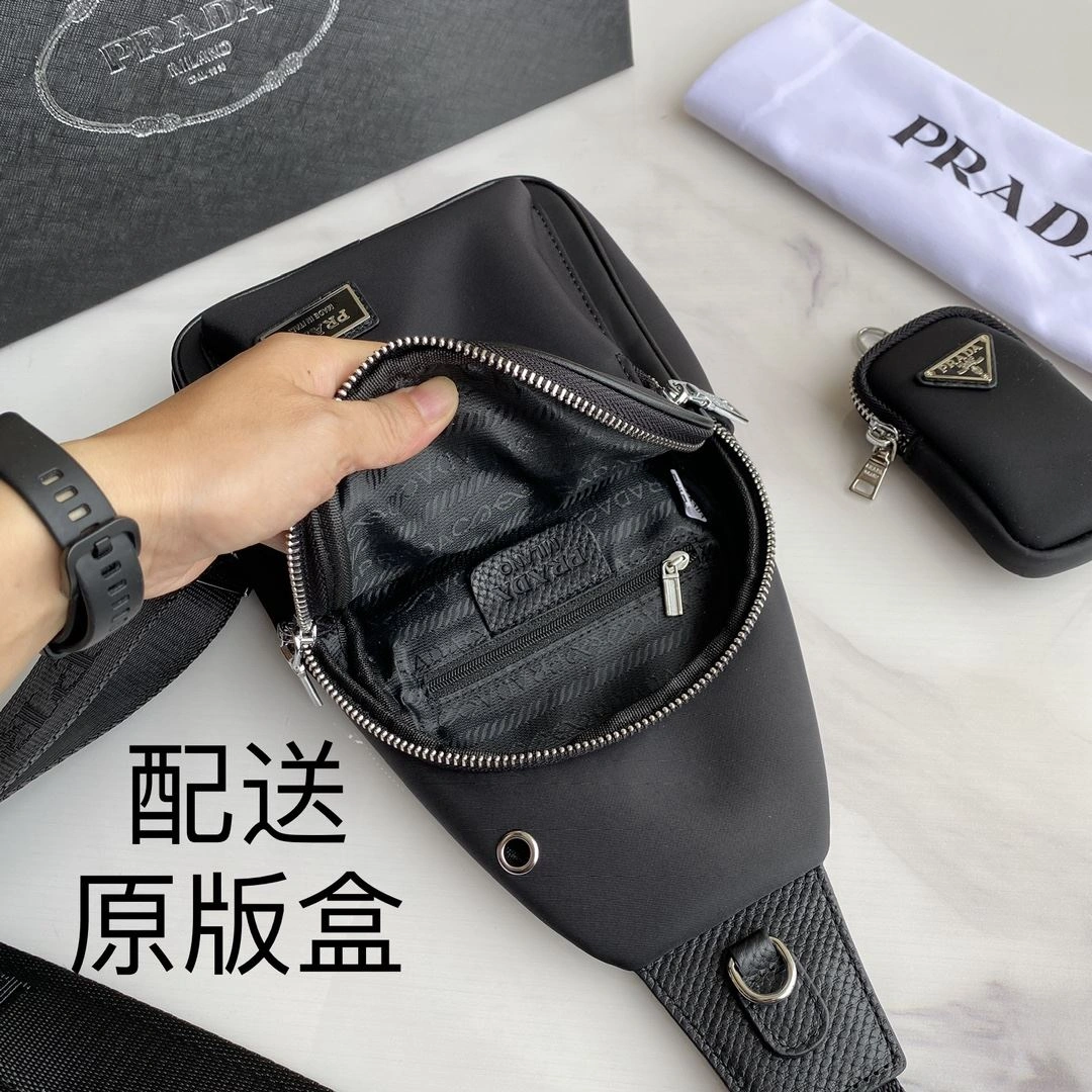 Brand-original Mens Prada Waist Chest Packs