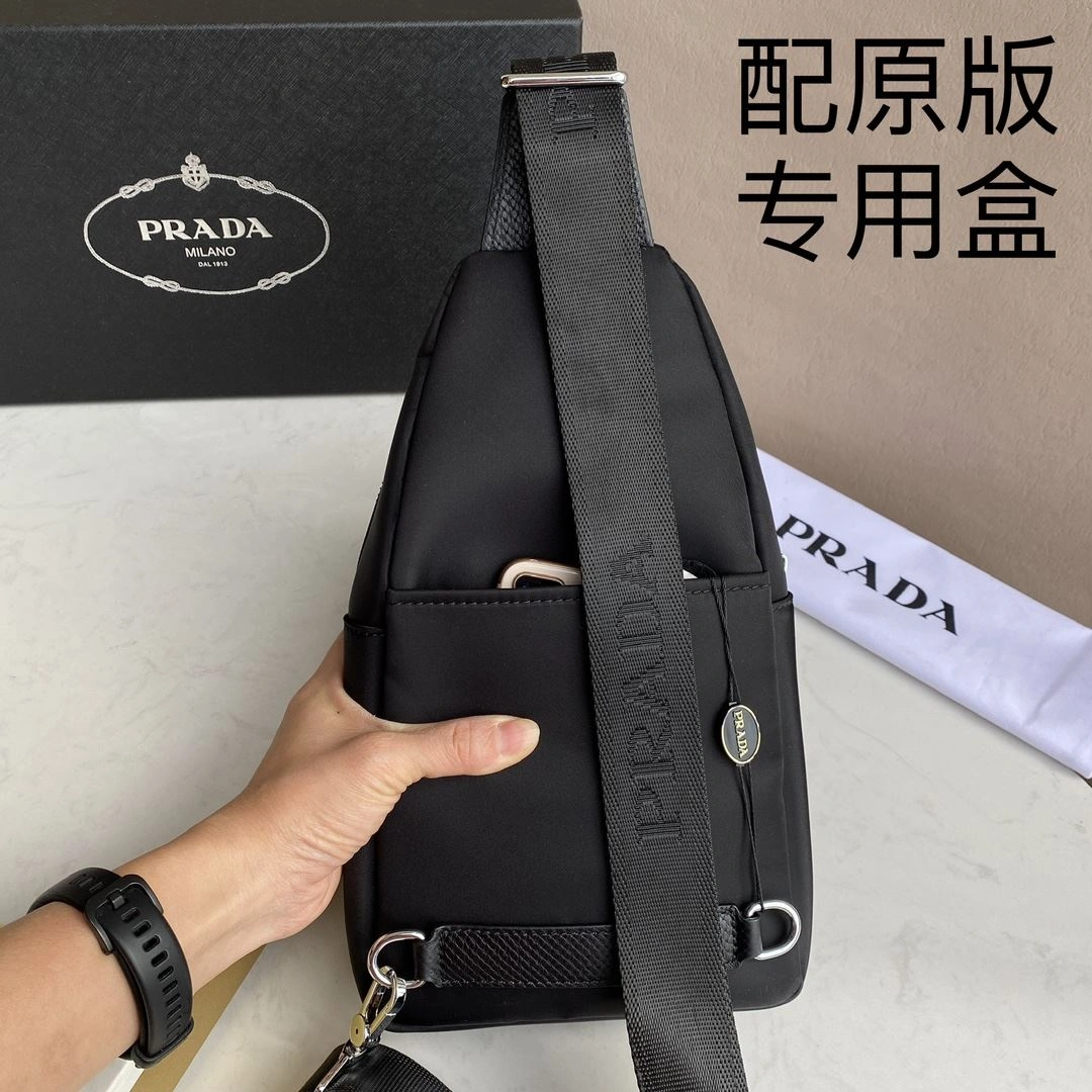 Official Mens Prada Waist Chest Packs