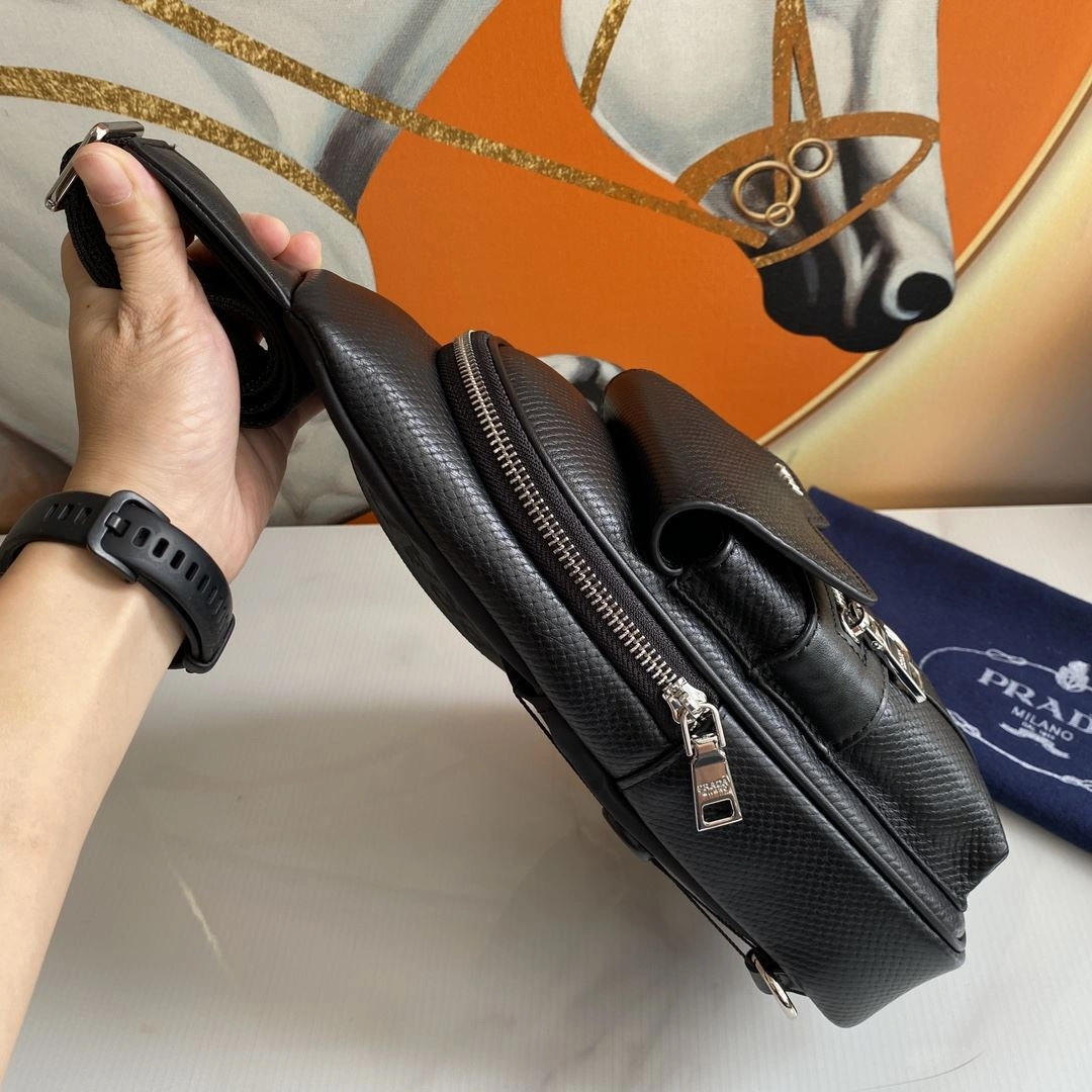 Brand-authenticated Mens Prada Waist Chest Packs