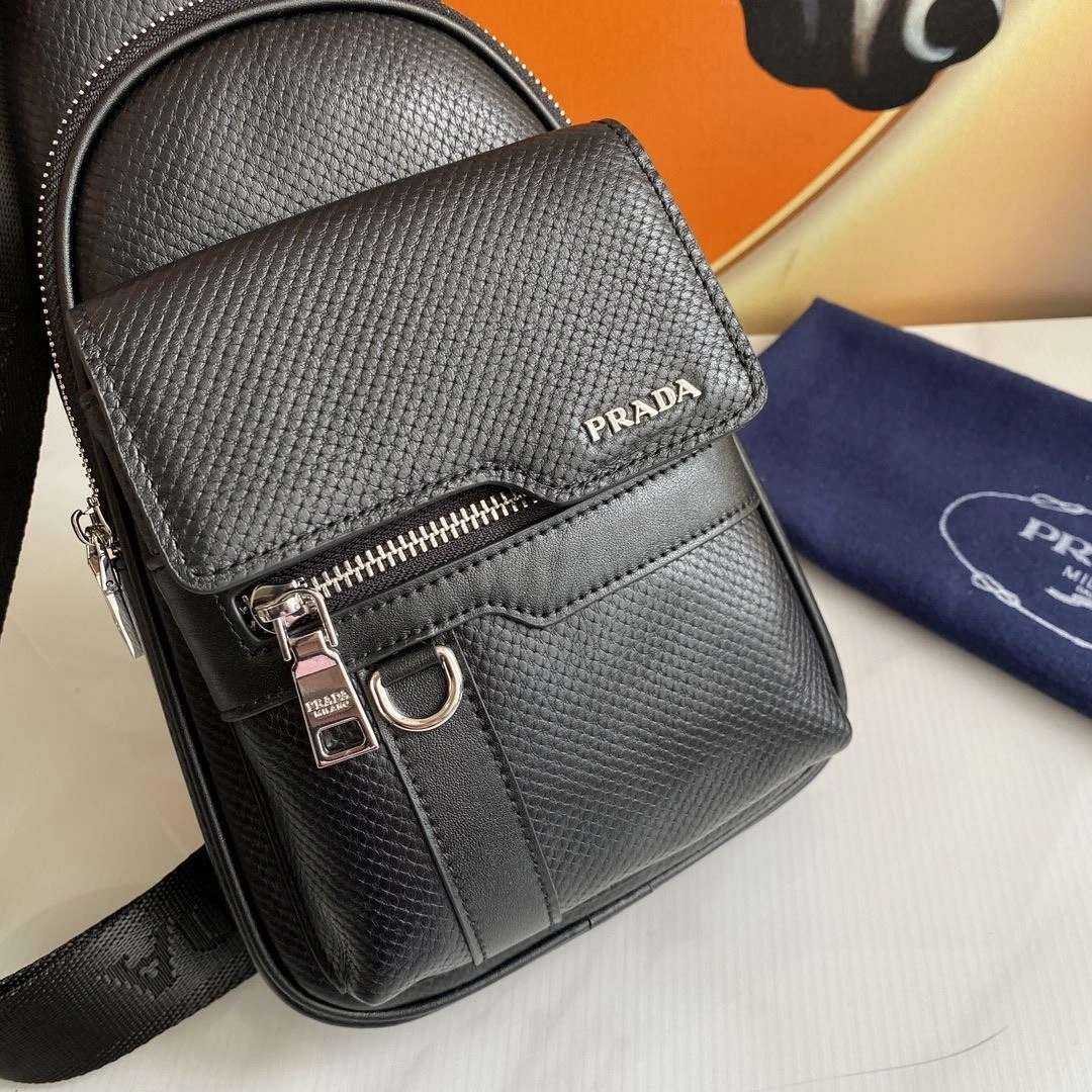 Brand-authenticated Mens Prada Waist Chest Packs