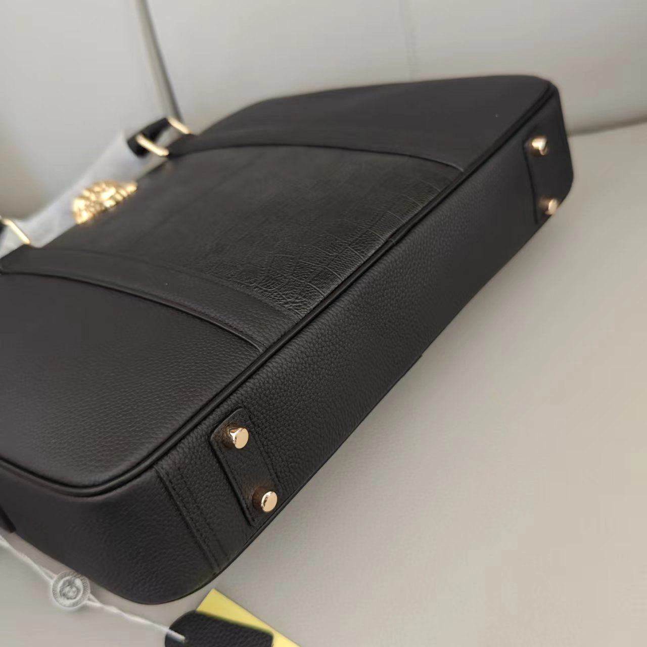 Brand-authenticated Mens Versace Briefcases