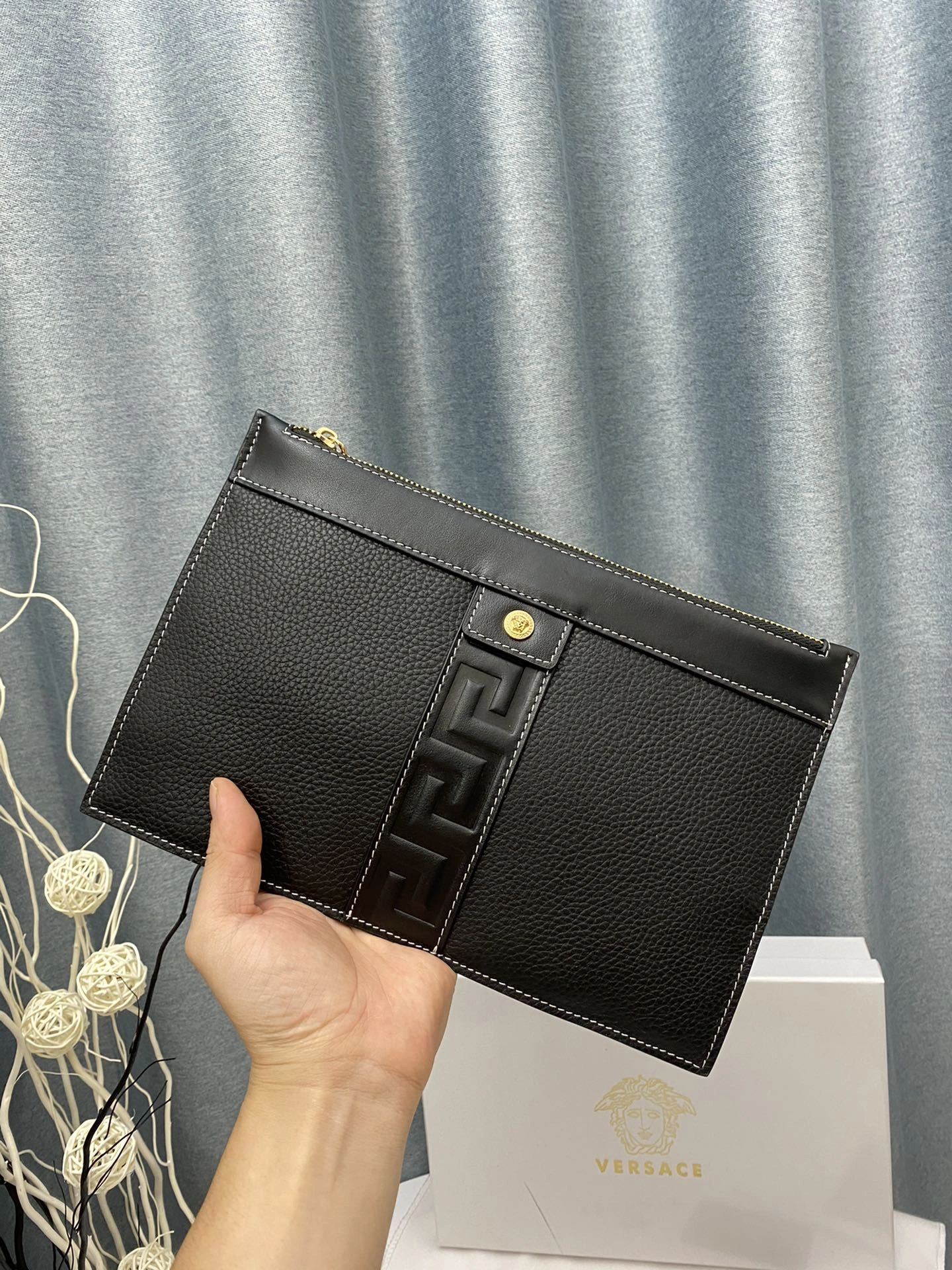 High accuracy Mens Versace Clutch Bags
