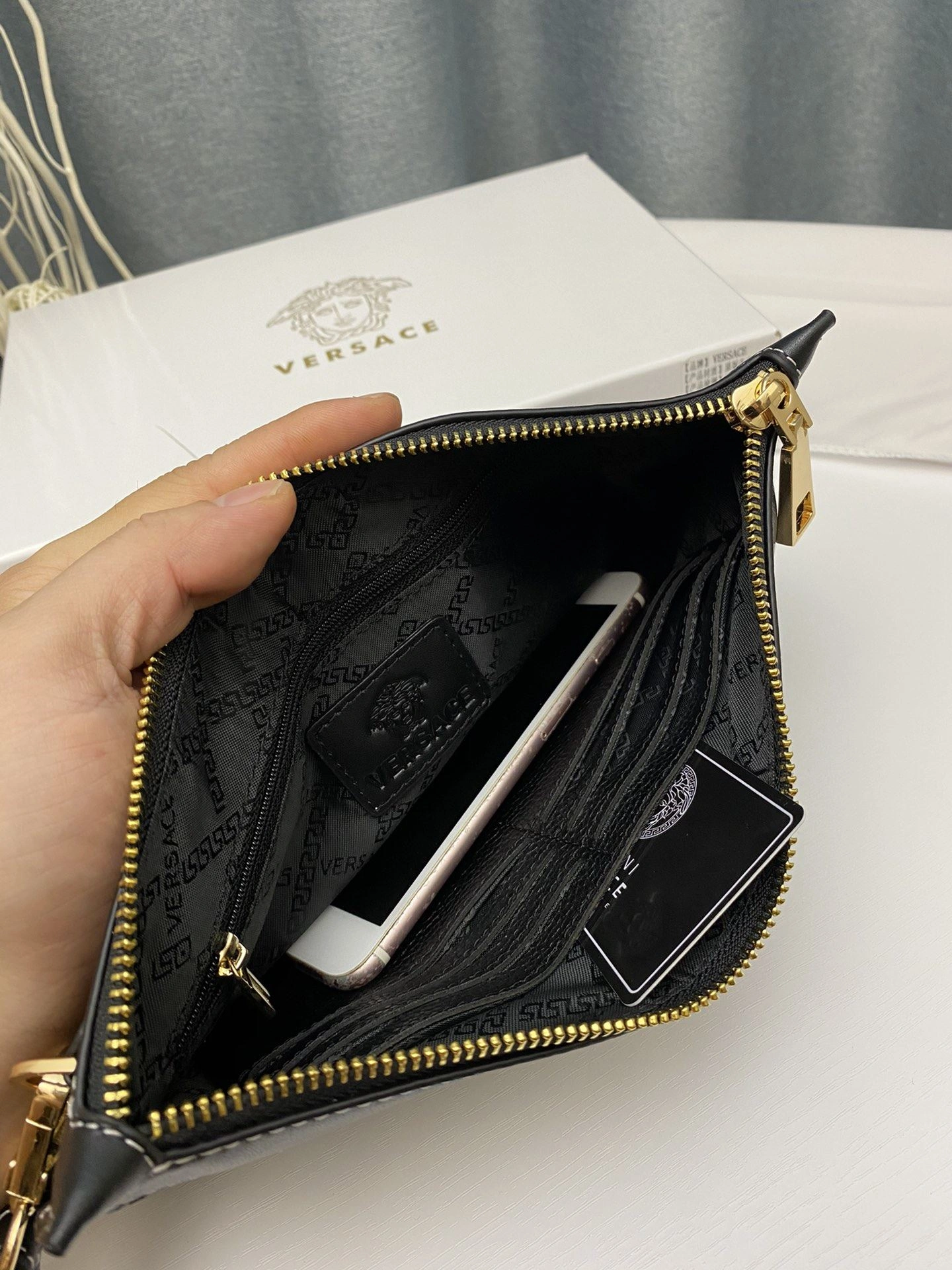 High accuracy Mens Versace Clutch Bags