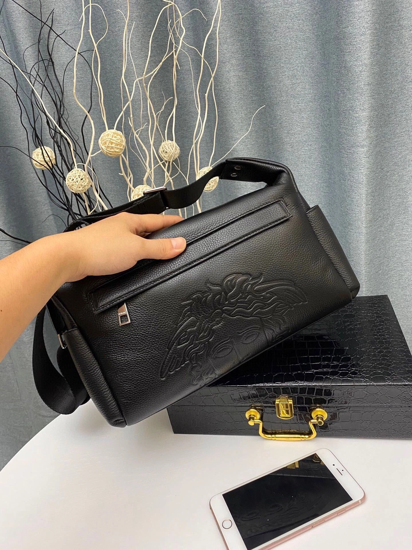 Mens Versace Satchel Bags