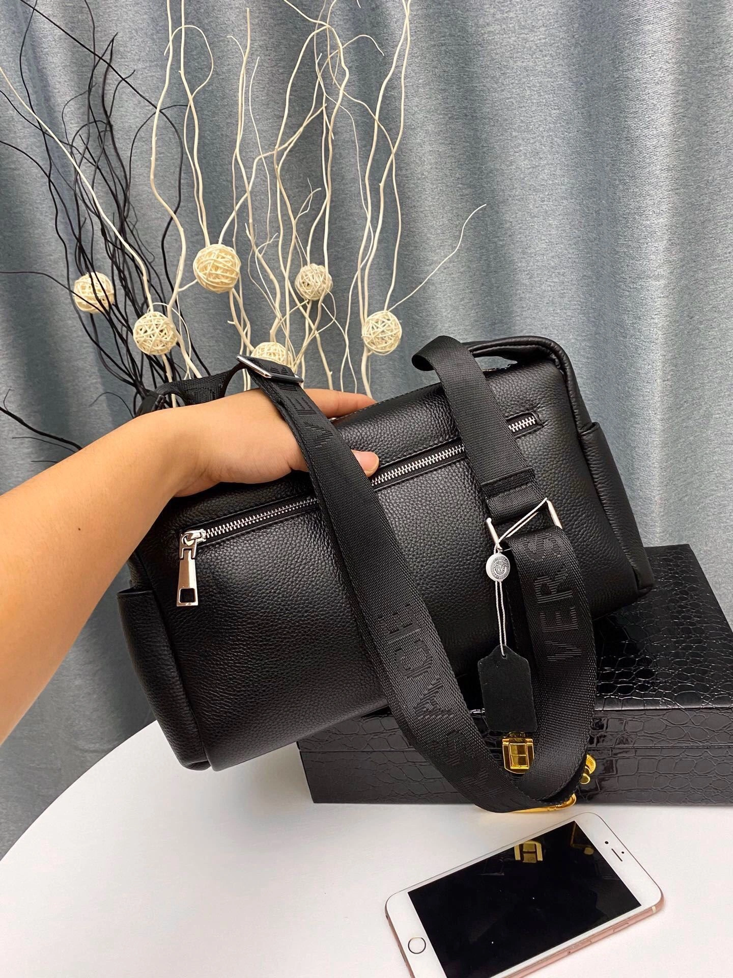 Exact replica Mens Versace Satchel Bags