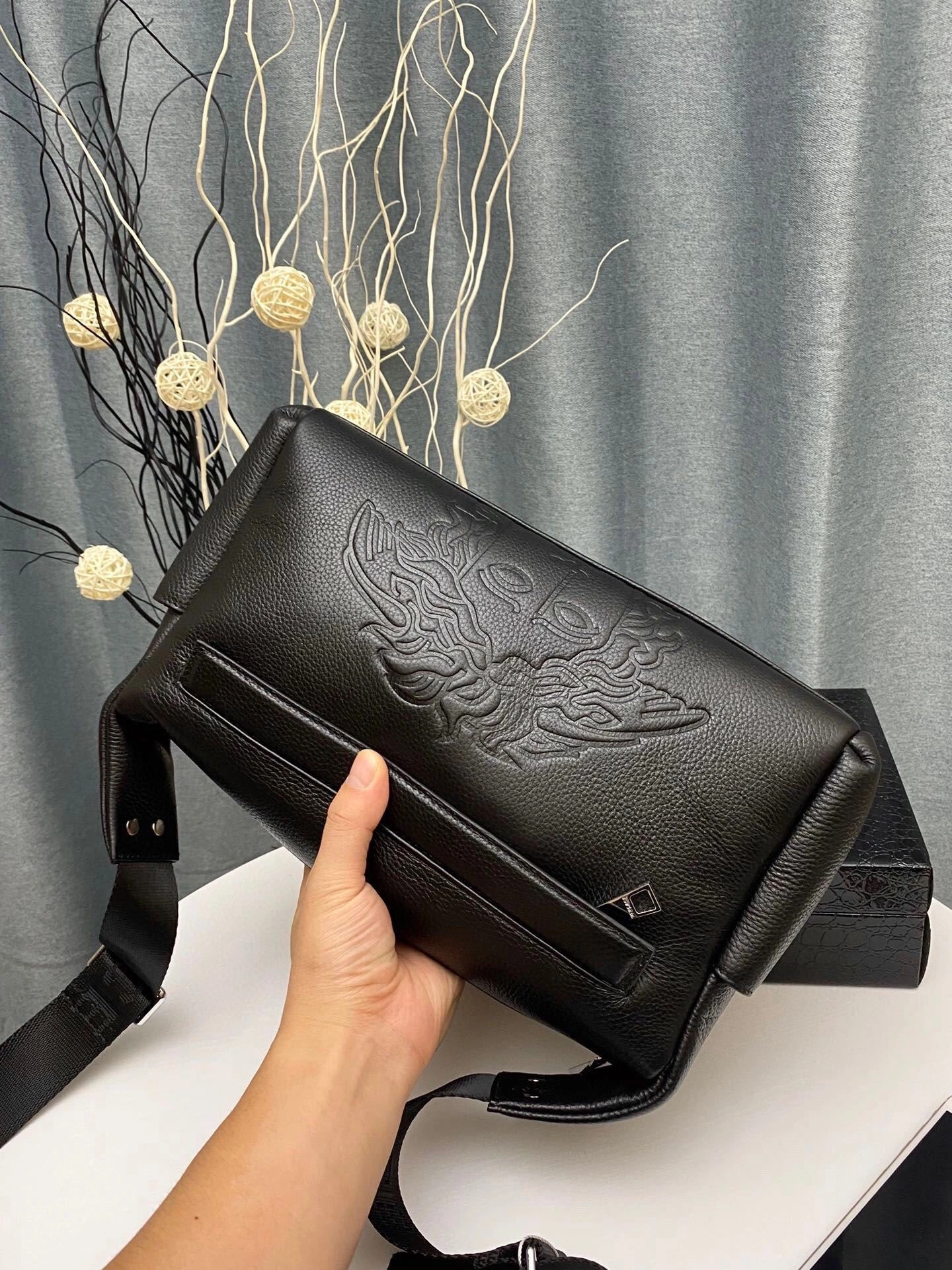Exact replica Mens Versace Satchel Bags