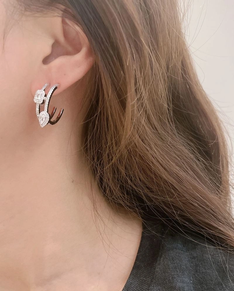 Exact replica Messika Earrings