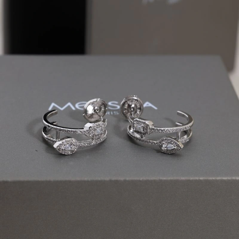 Exact replica Messika Earrings