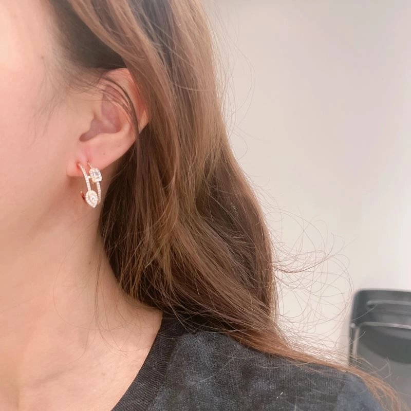 Exact replica Messika Earrings