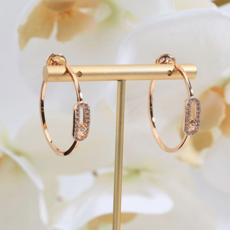 Exact replica Messika Earrings
