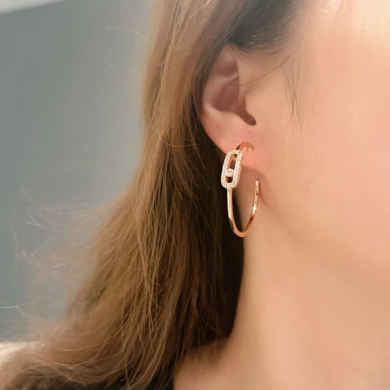 Exact replica Messika Earrings