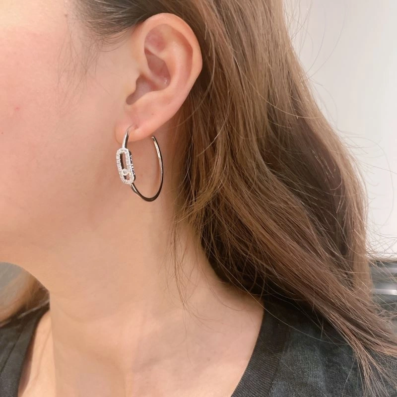 Exact replica Messika Earrings