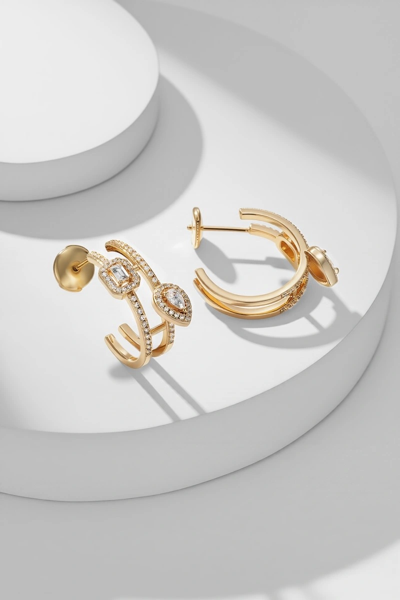 Top mirror Messika Earrings