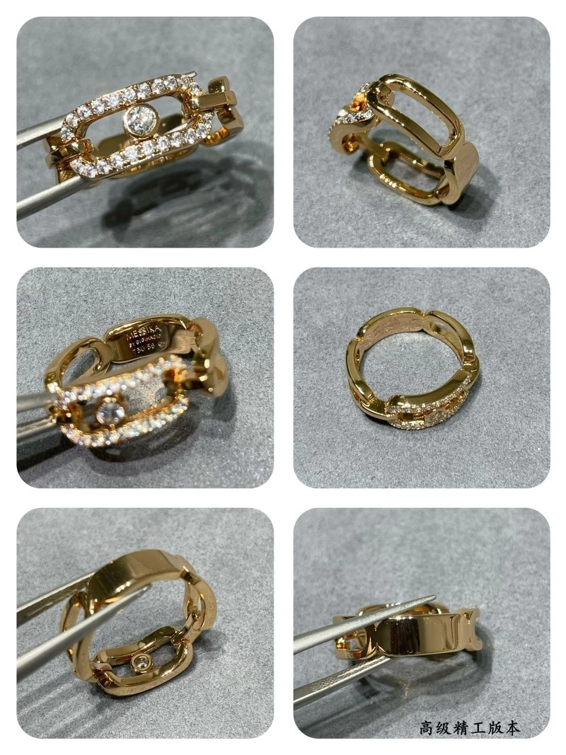 Mirror quality Messika Rings