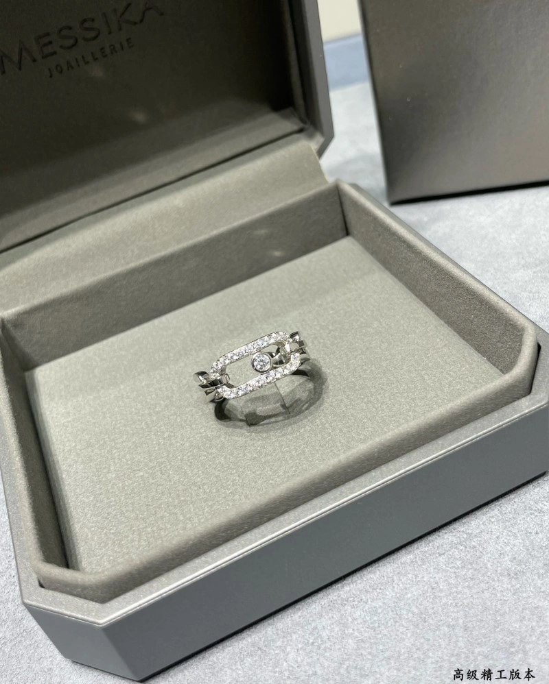 Mirror quality Messika Rings
