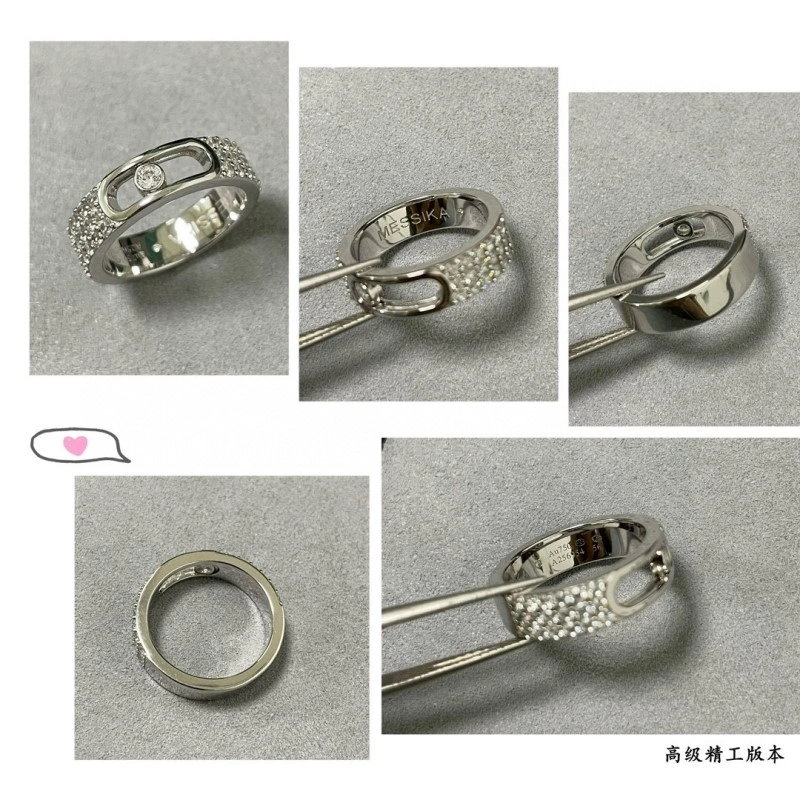 High accuracy Messika Rings