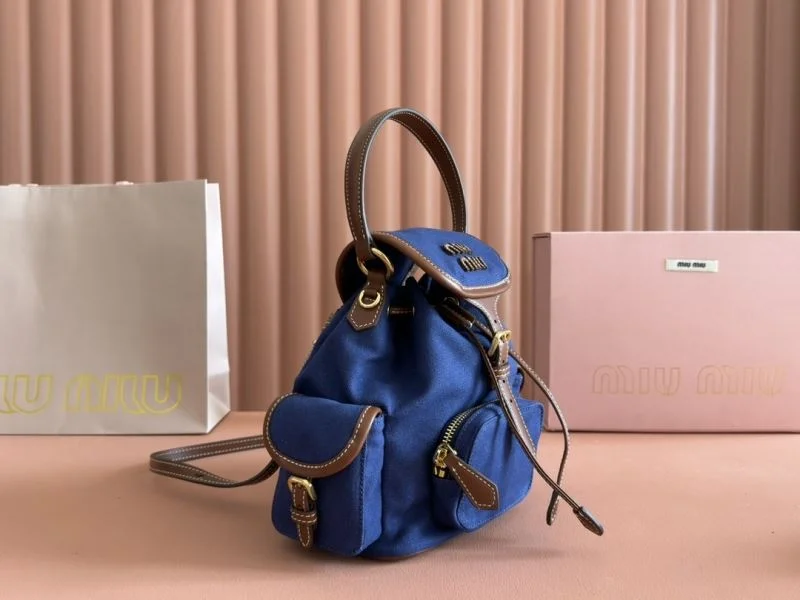 Top mirror Miu Miu Backpacks