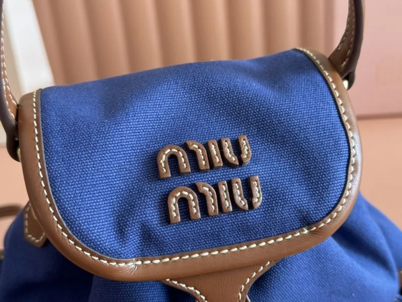 Top mirror Miu Miu Backpacks