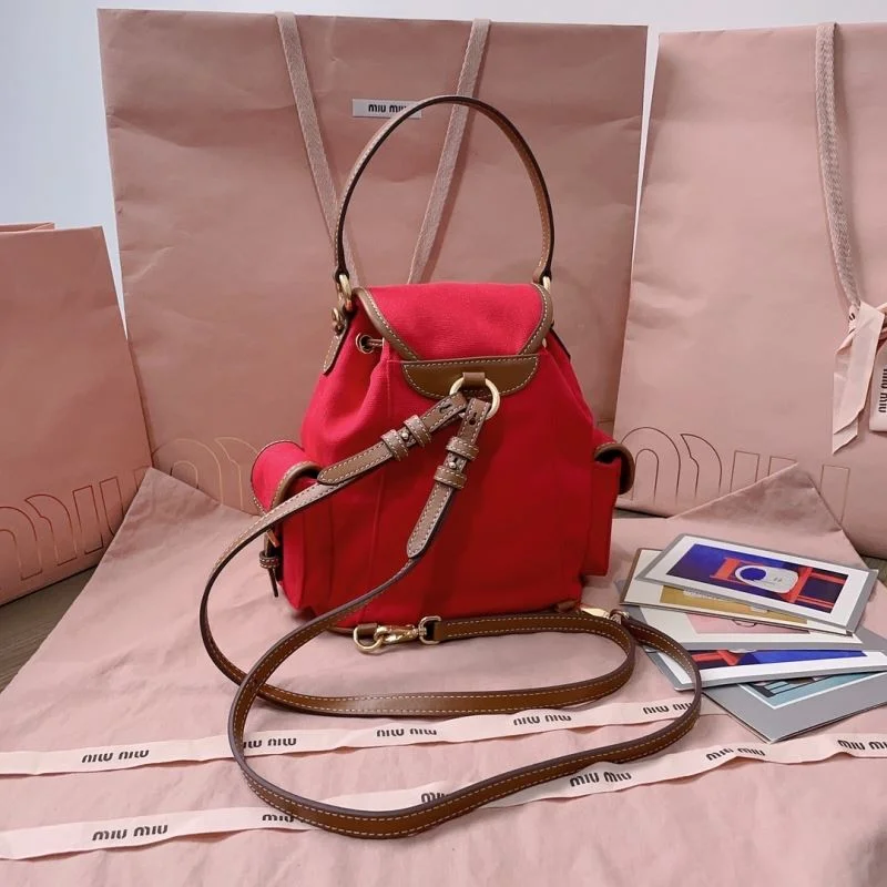 Top mirror Miu Miu Backpacks