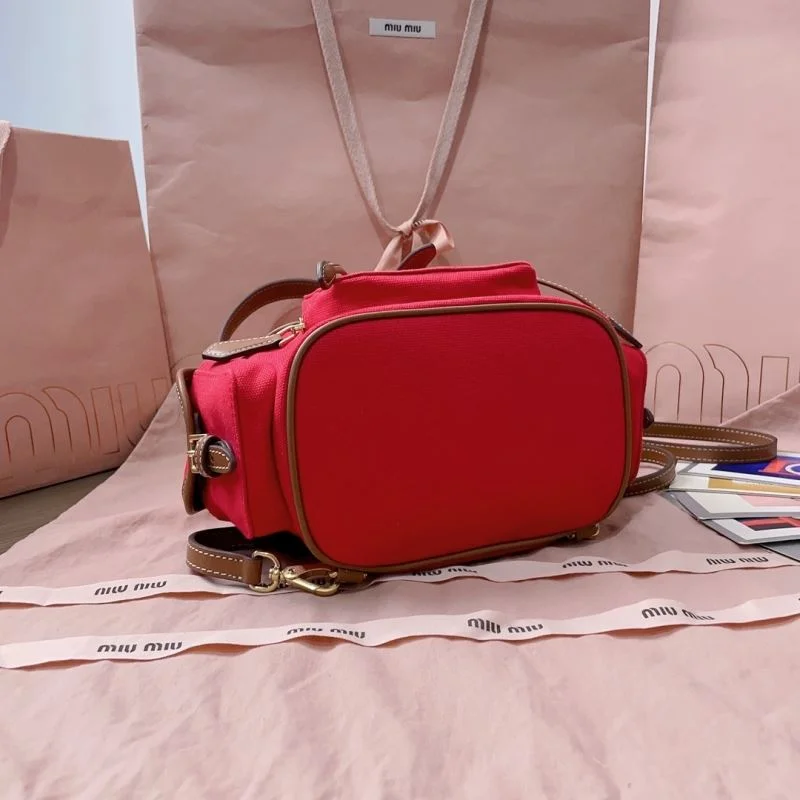 Top mirror Miu Miu Backpacks