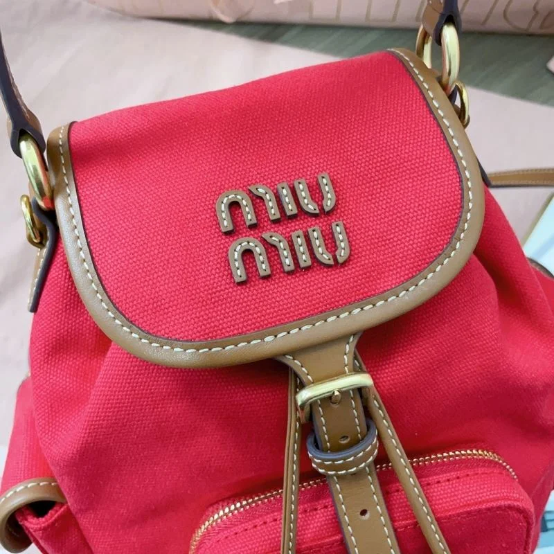 Top mirror Miu Miu Backpacks