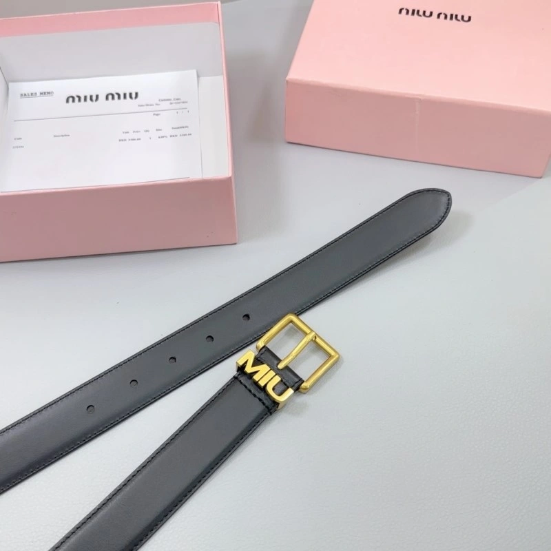Exact replica Miu Miu Belts