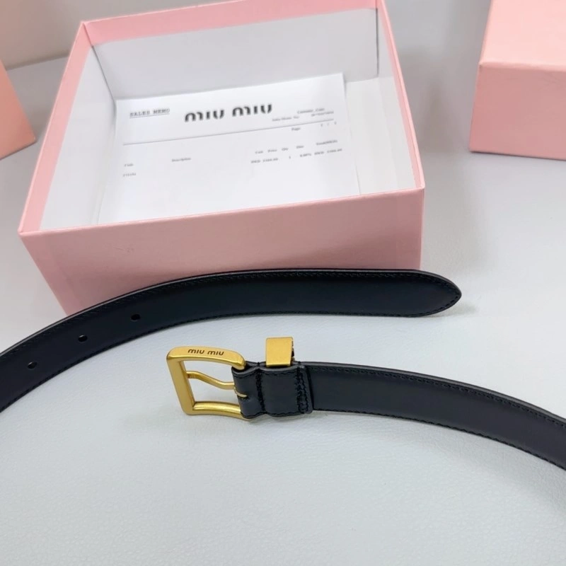 Exact replica Miu Miu Belts