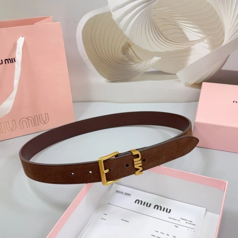 Accurate model Miu Miu Belts