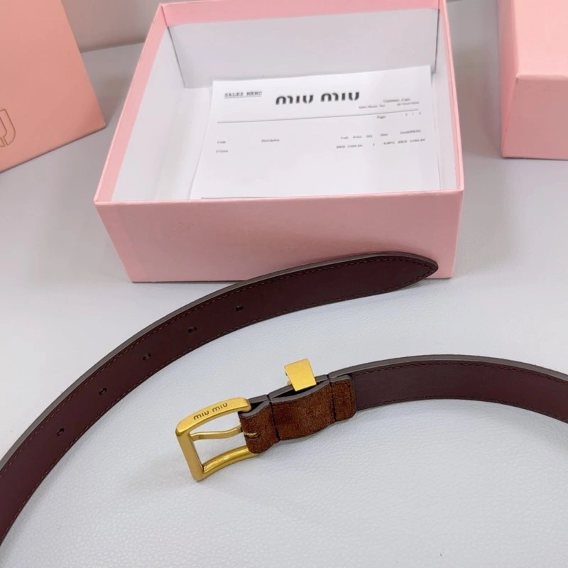 Accurate model Miu Miu Belts
