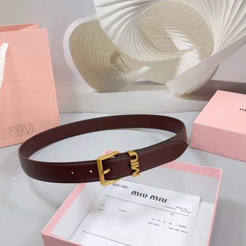 Real Miu Miu Belts