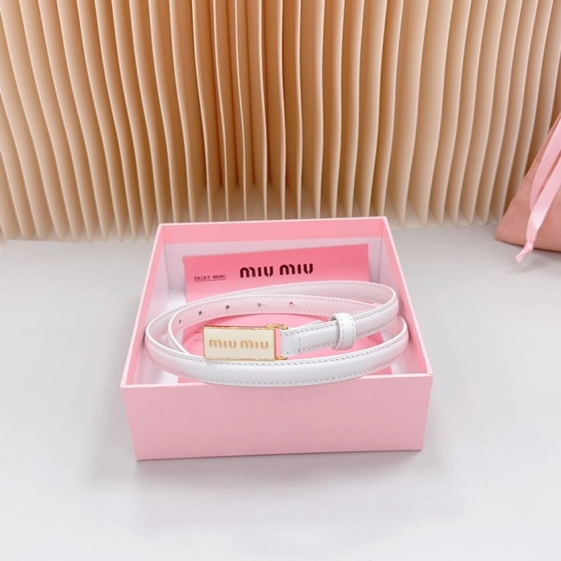 Accurate model Miu Miu Belts