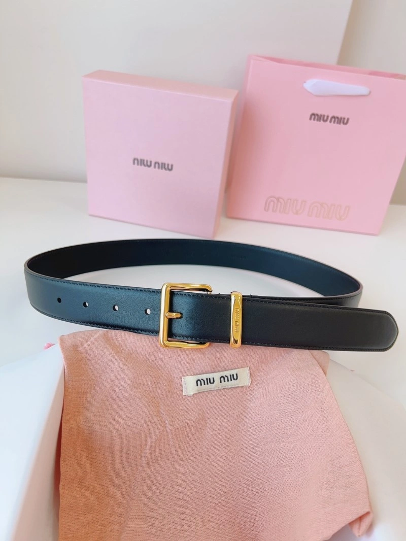 Authentic Miu Miu Belts