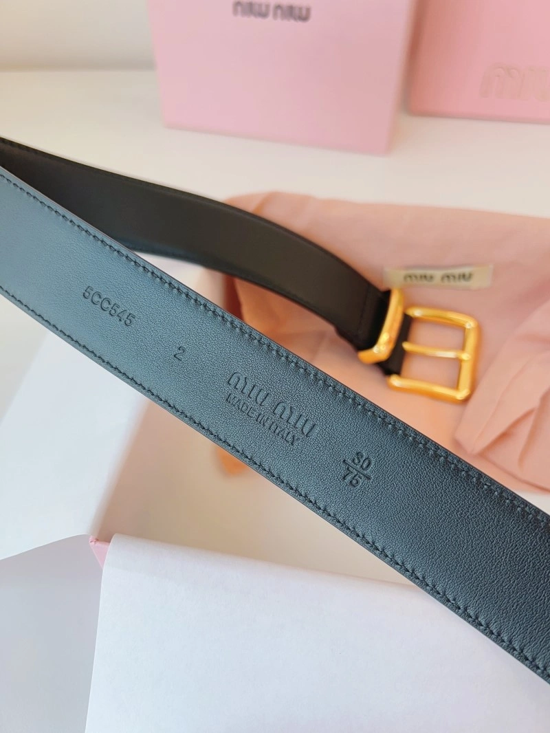 Authentic Miu Miu Belts