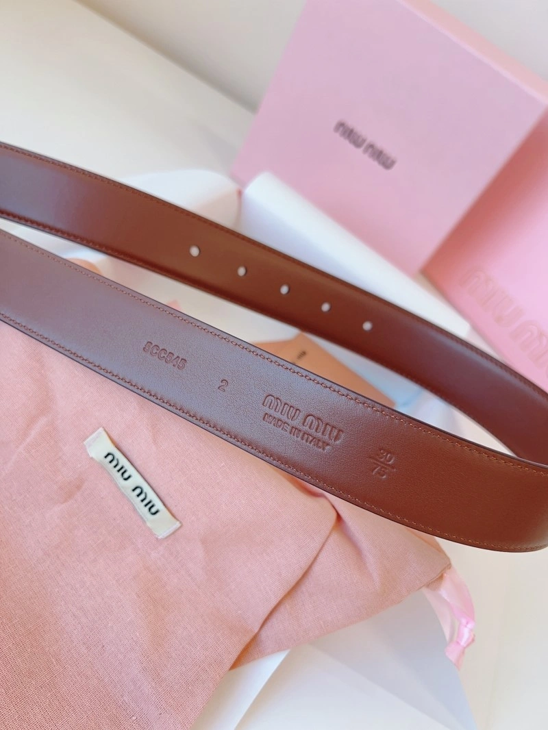 Accurate model Miu Miu Belts
