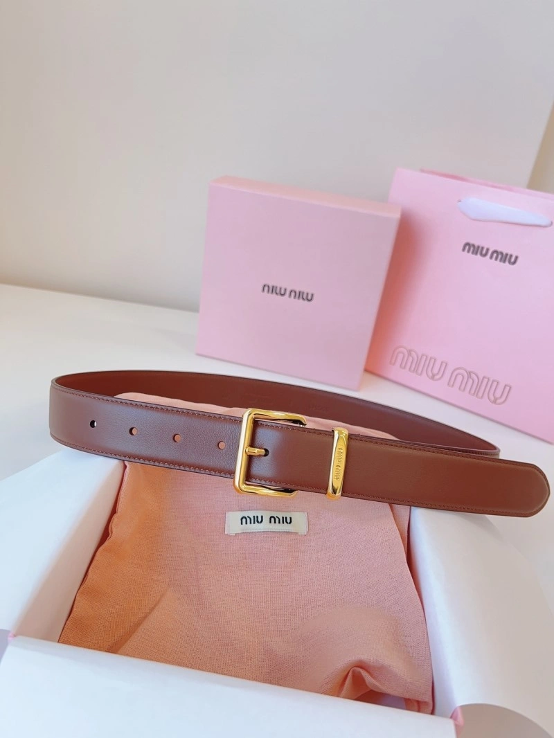 Accurate model Miu Miu Belts